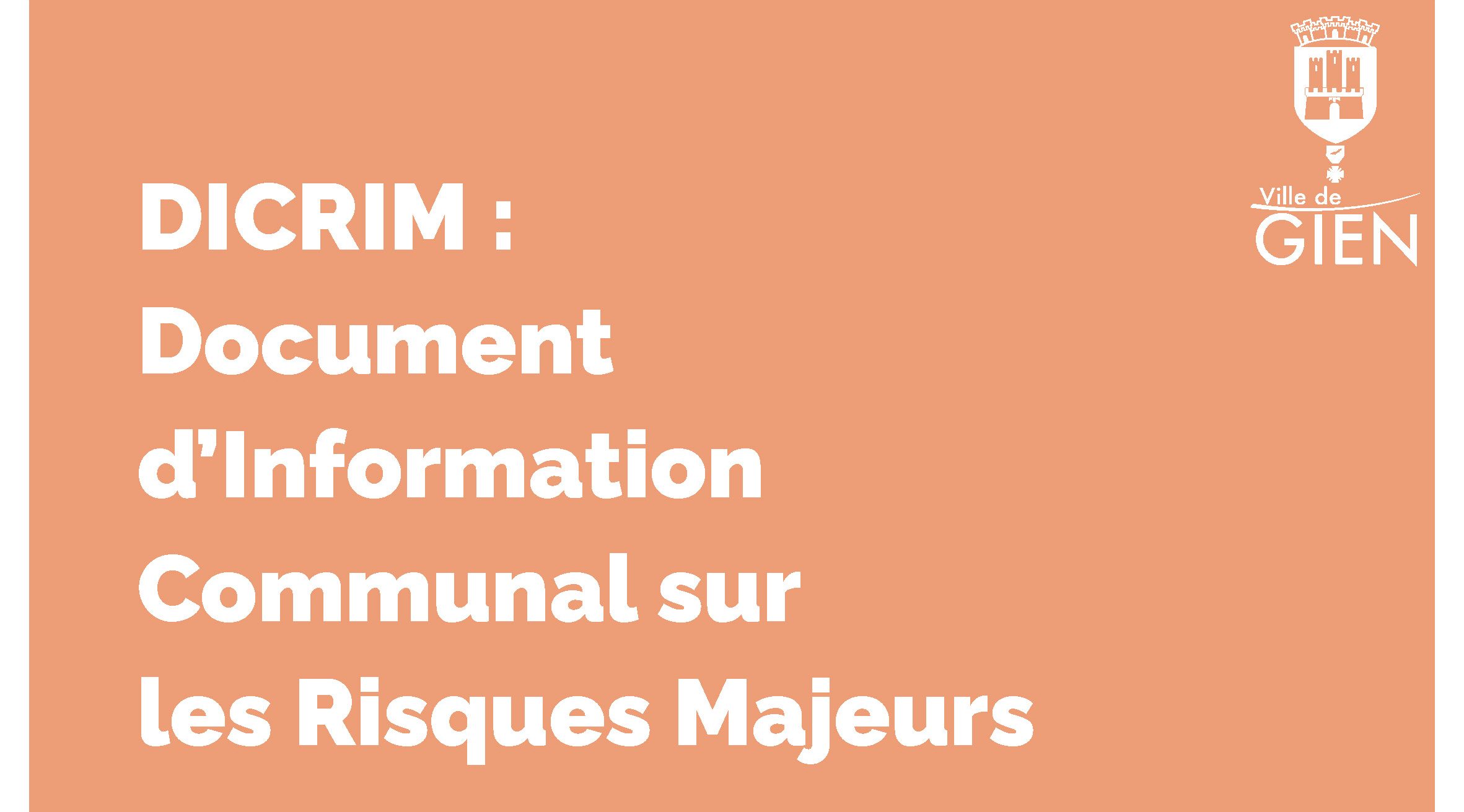 DICRIM - juillet 2021 - Mairie de Gien